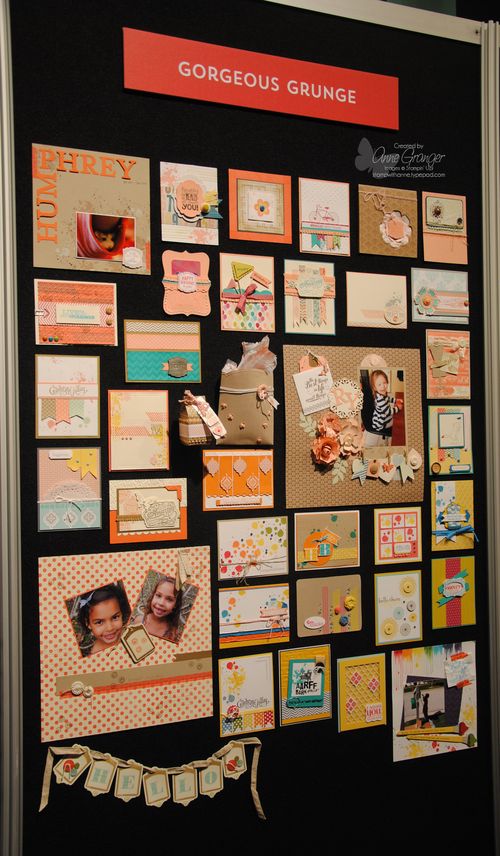 Convention Display Boards "Gorgeous Grunge" - Stamp With Anne!