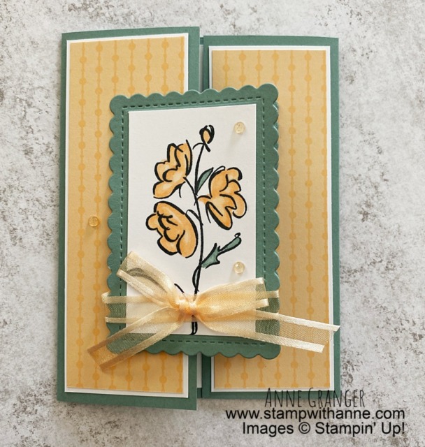 Color and Contour Fancy Fold Card - Monday Night Crafting Session #23 ...