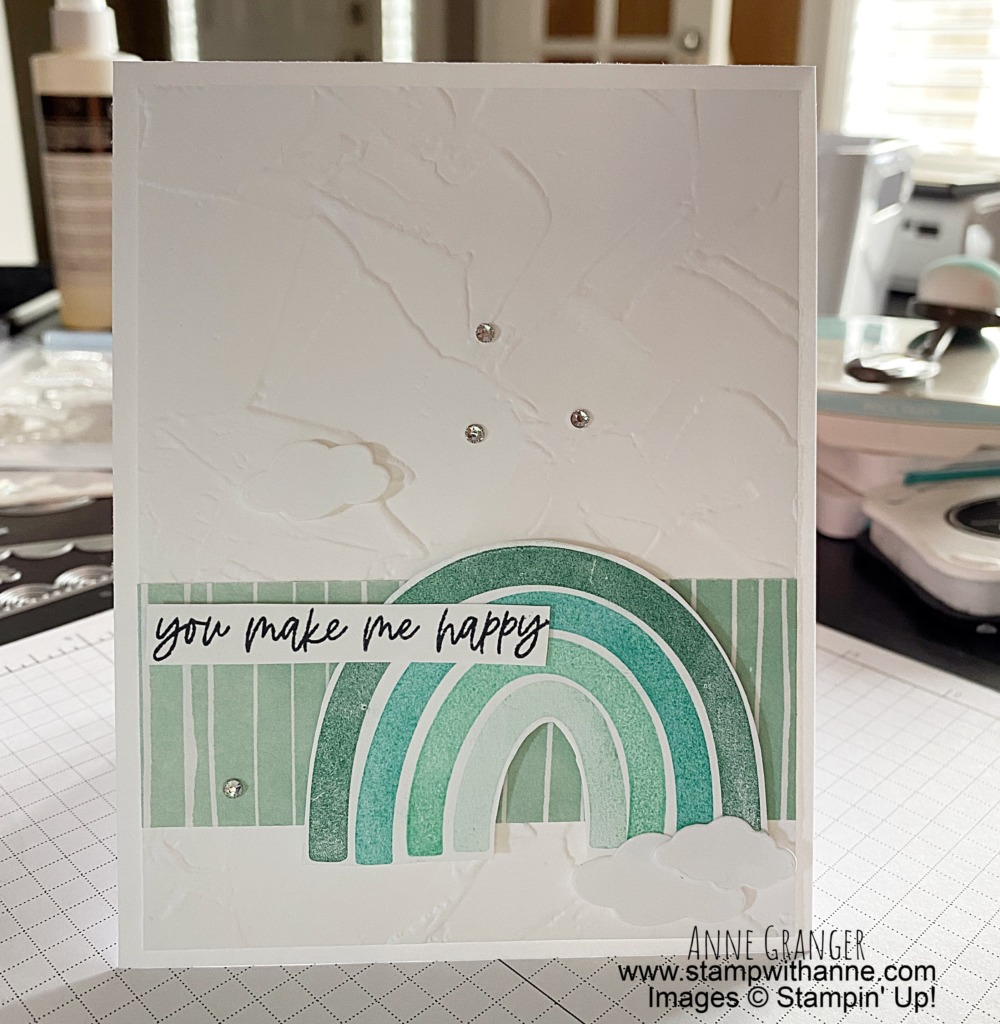 Rainbow of Happiness Card - Stamp With Anne!