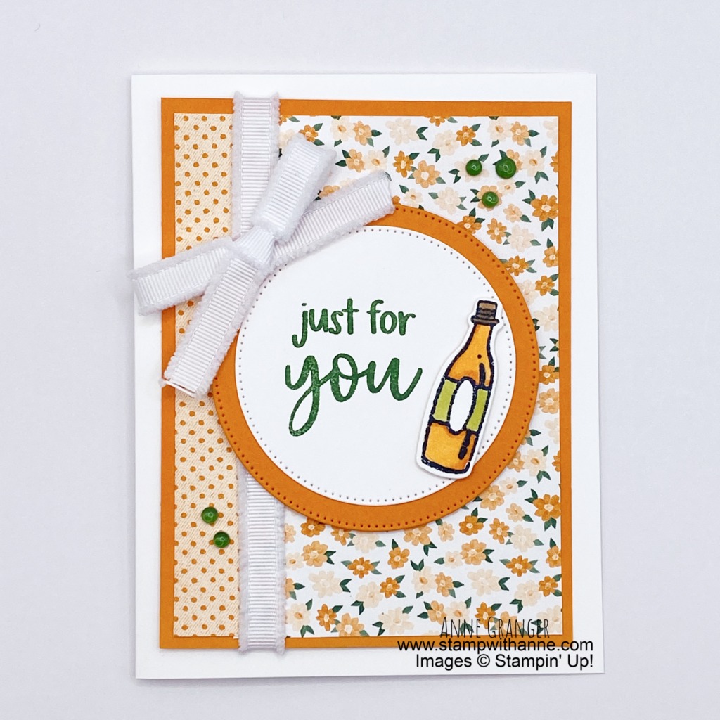 Attention Shoppers Just For You Card - Stamp With Anne!