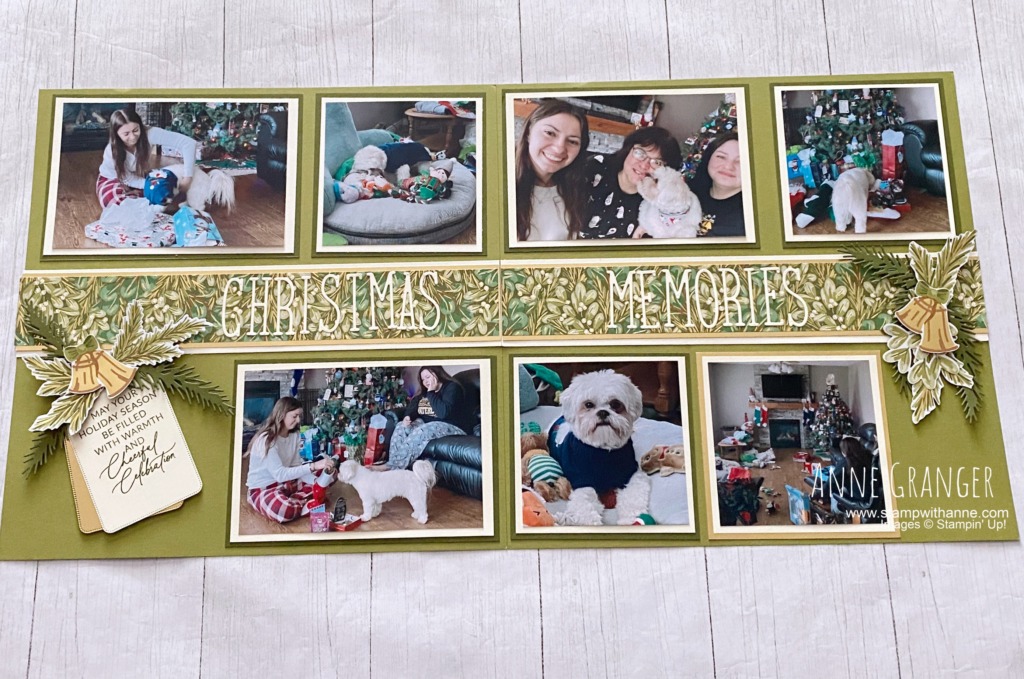 Greeting of the Season Christmas Memories Double Page Scrapbook Layout ...