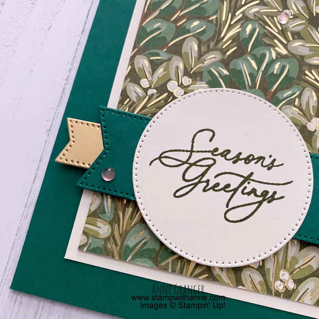 Greetings of the Season ~ Seasons Greeting Card - Stamp With Anne!