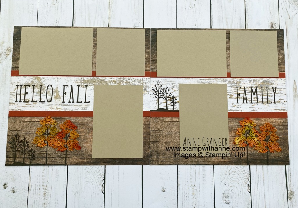 Frosted Forest Double Page Scrapbook Layout - Crafty Session FB Live ...