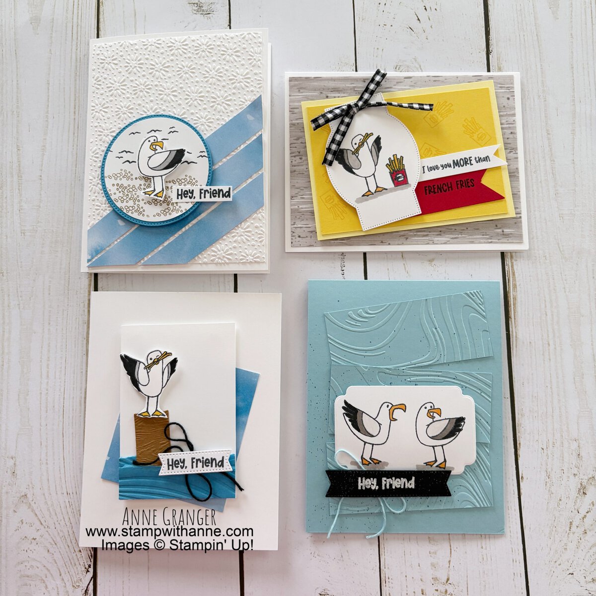 Friendly Seagulls Card Tutorial - Stamp With Anne!
