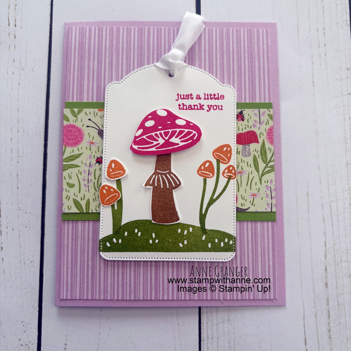 Terrific Toadstool Tag Card - Stamp With Anne!