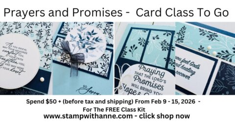 Stampin' Up! Prayers and Promises Sympathy Card - Stamp With Anne!
