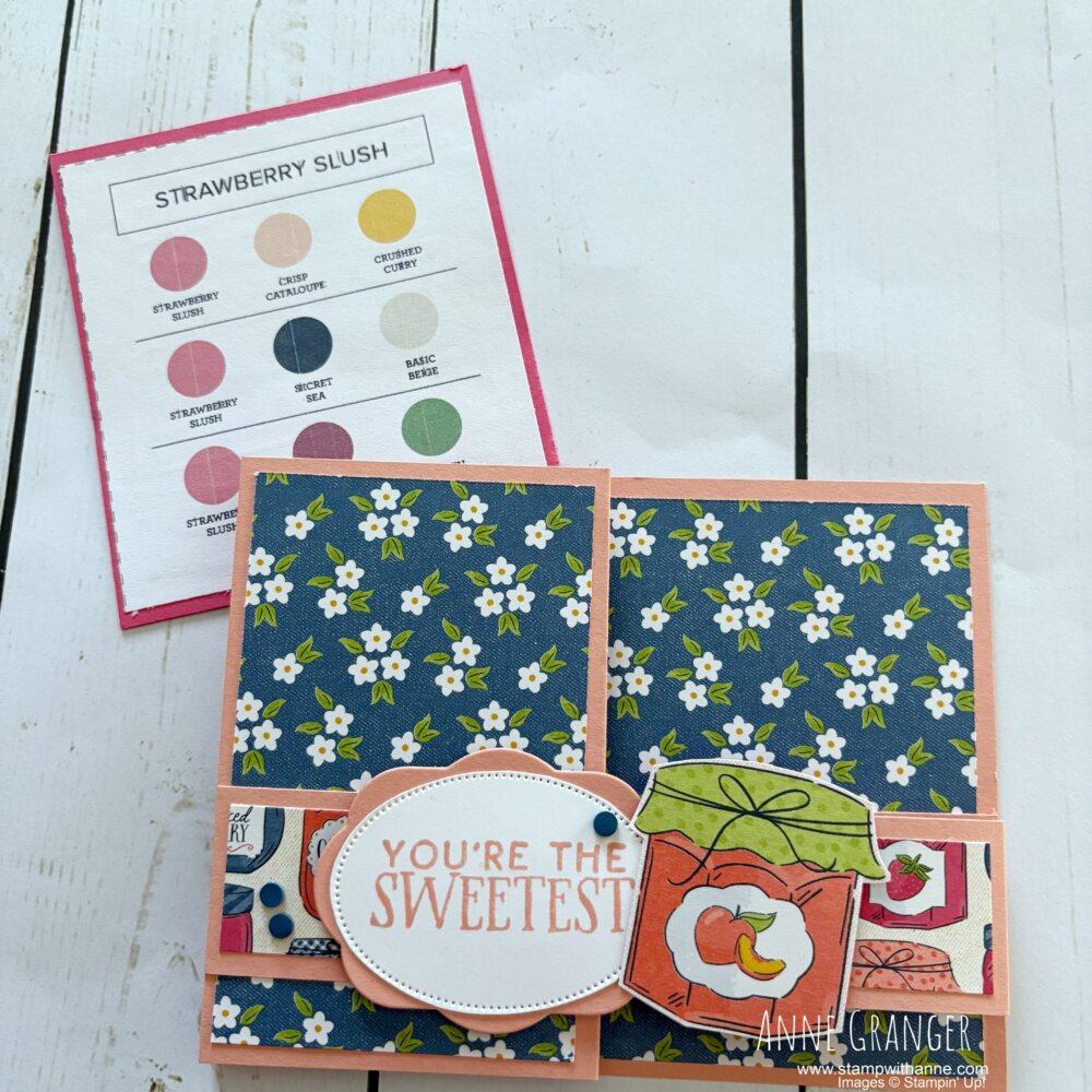 Filled with Sweetness Fancy Fold Card - Stamp With Anne!